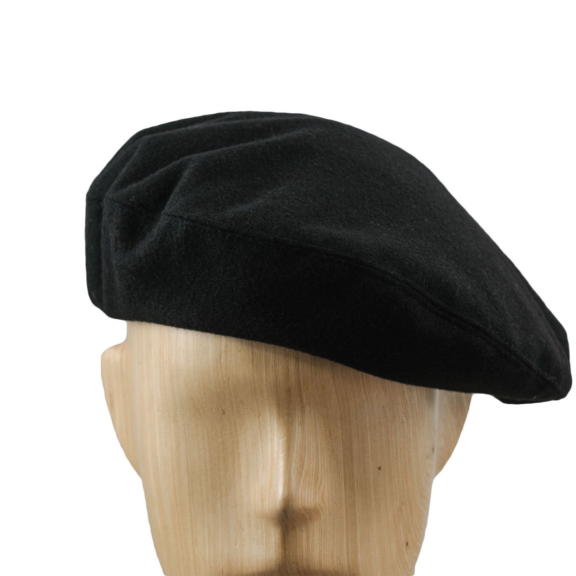 GRAND CLASSIC Wool Cloth Sewn Men's Beret French Artist Bohemian ...