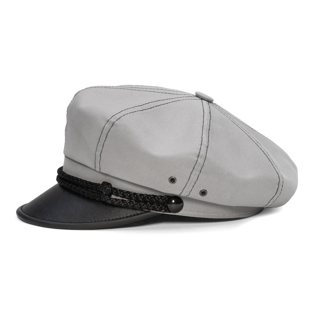 HARLEY Cotton Leather Visor Motorcycle Cap Rockabilly Punk Style Biker ...