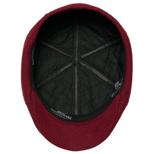 RUSTY Wool Duckbill Mens Flat Cap Cabbie Cabby Driving Bicycle Dai ...