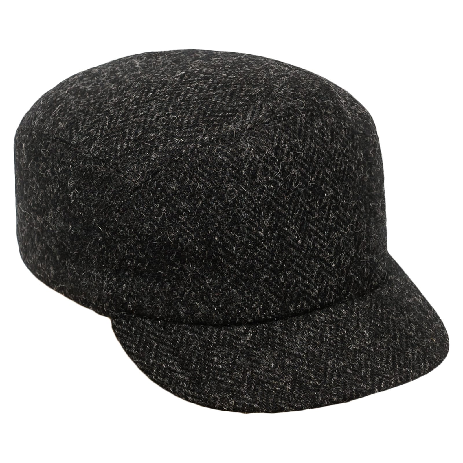 HUDSON Genuine Scottish Harris Tweed Pure Wool Earflap Winter | Etsy