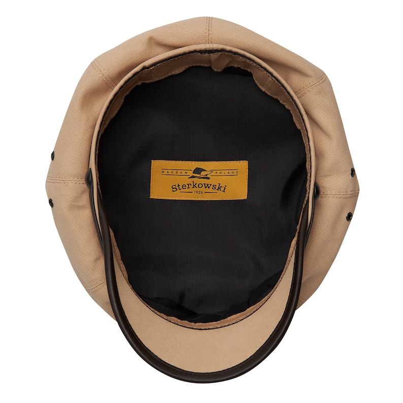 ELVIS Cotton Rockabilly Biker Cap Retro Motorcycle Natural Leather ...