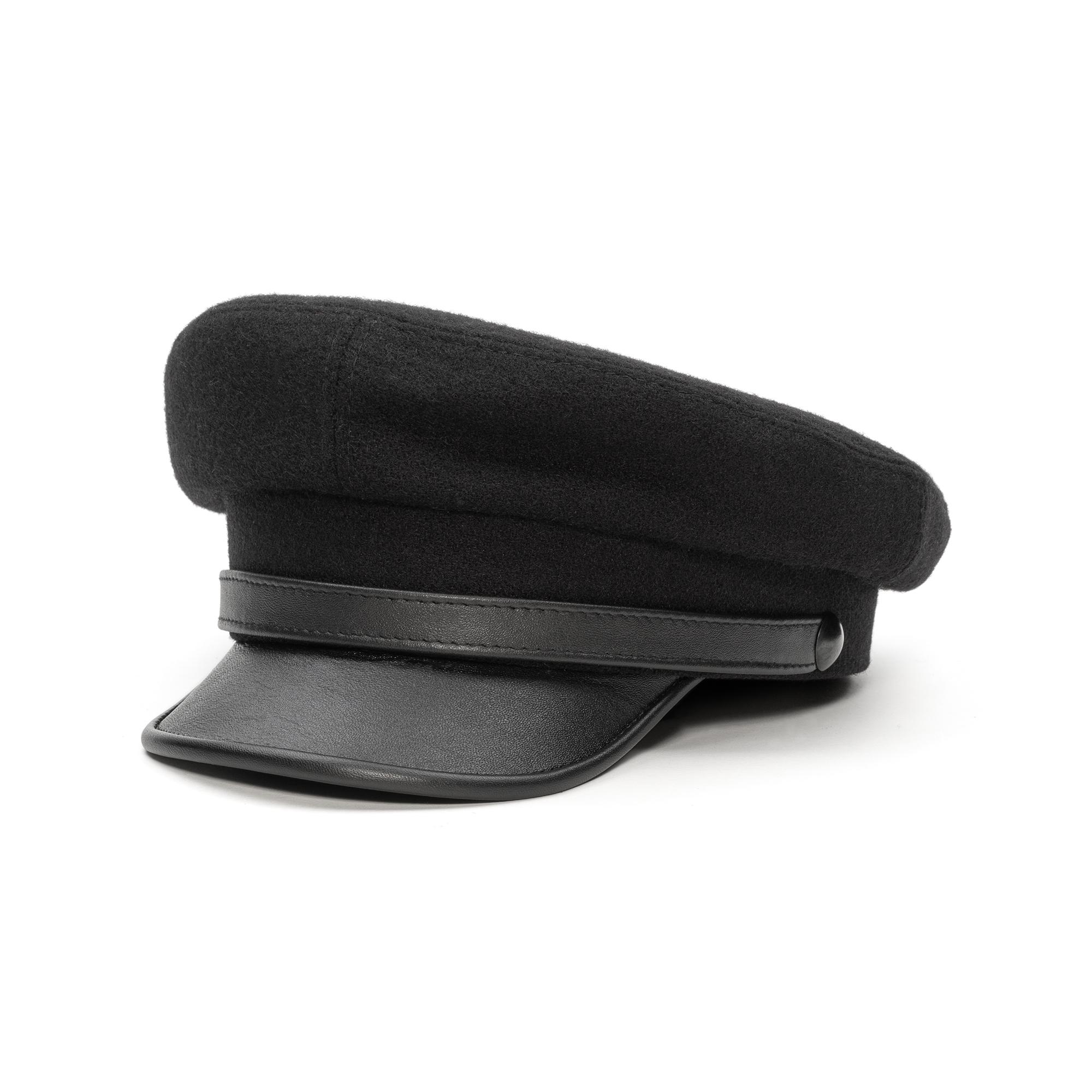 DANUBE MOD 4 Wool Crown Leather Visor Traditional Polish Peaked Mens ...