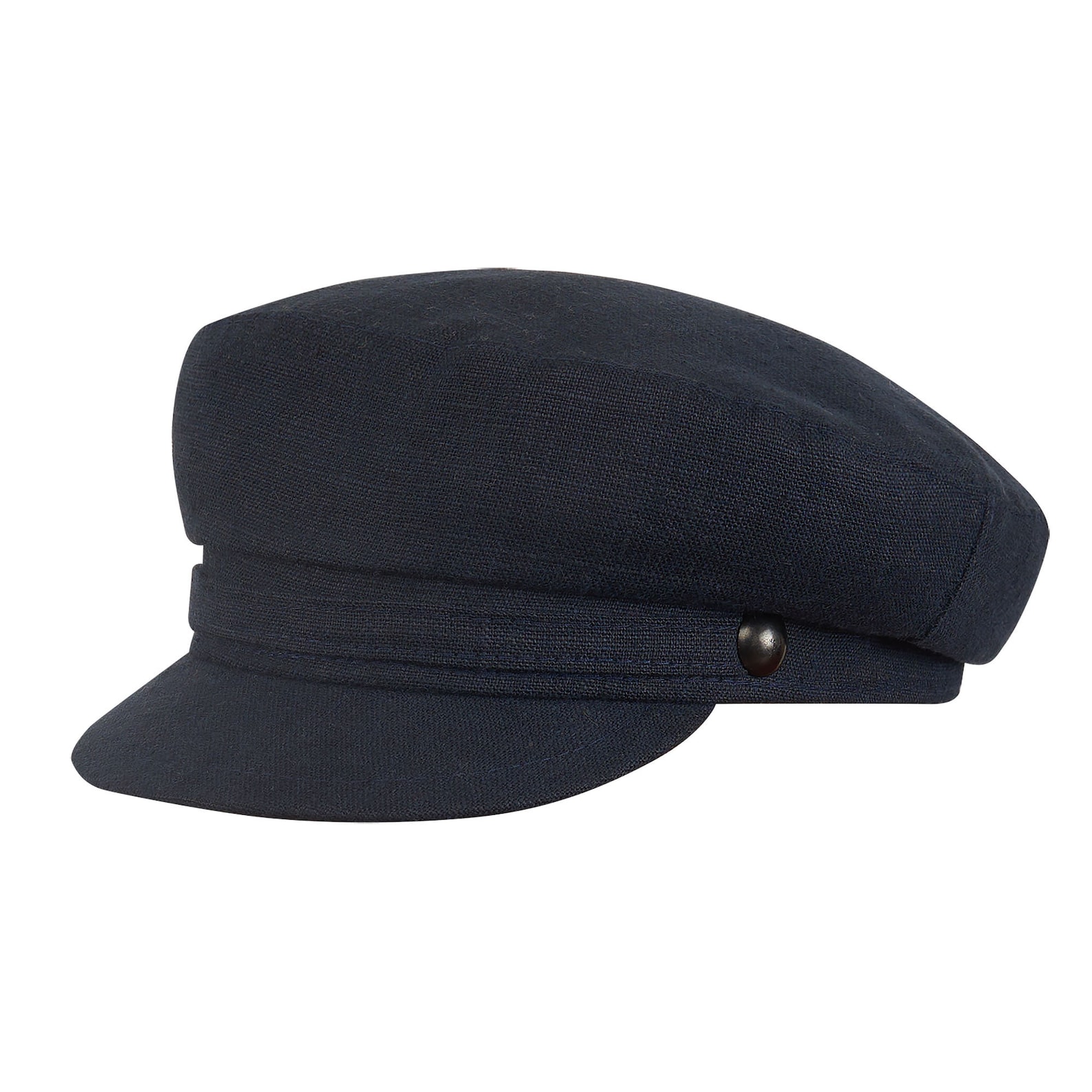 PIREUS Linen Greek Fisherman Breton Summer Cap Sailor Captains - Etsy