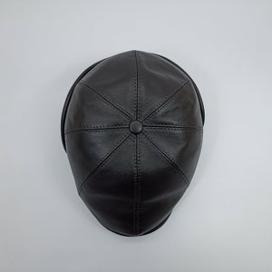 SALE!-TONY 60cm Genuine Leather 8 Panels Flat Ivy Cap Irish Poor Boy ...