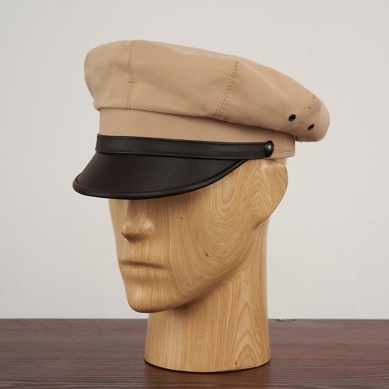 ELVIS Cotton Rockabilly Biker Cap Retro Motorcycle Natural - Etsy