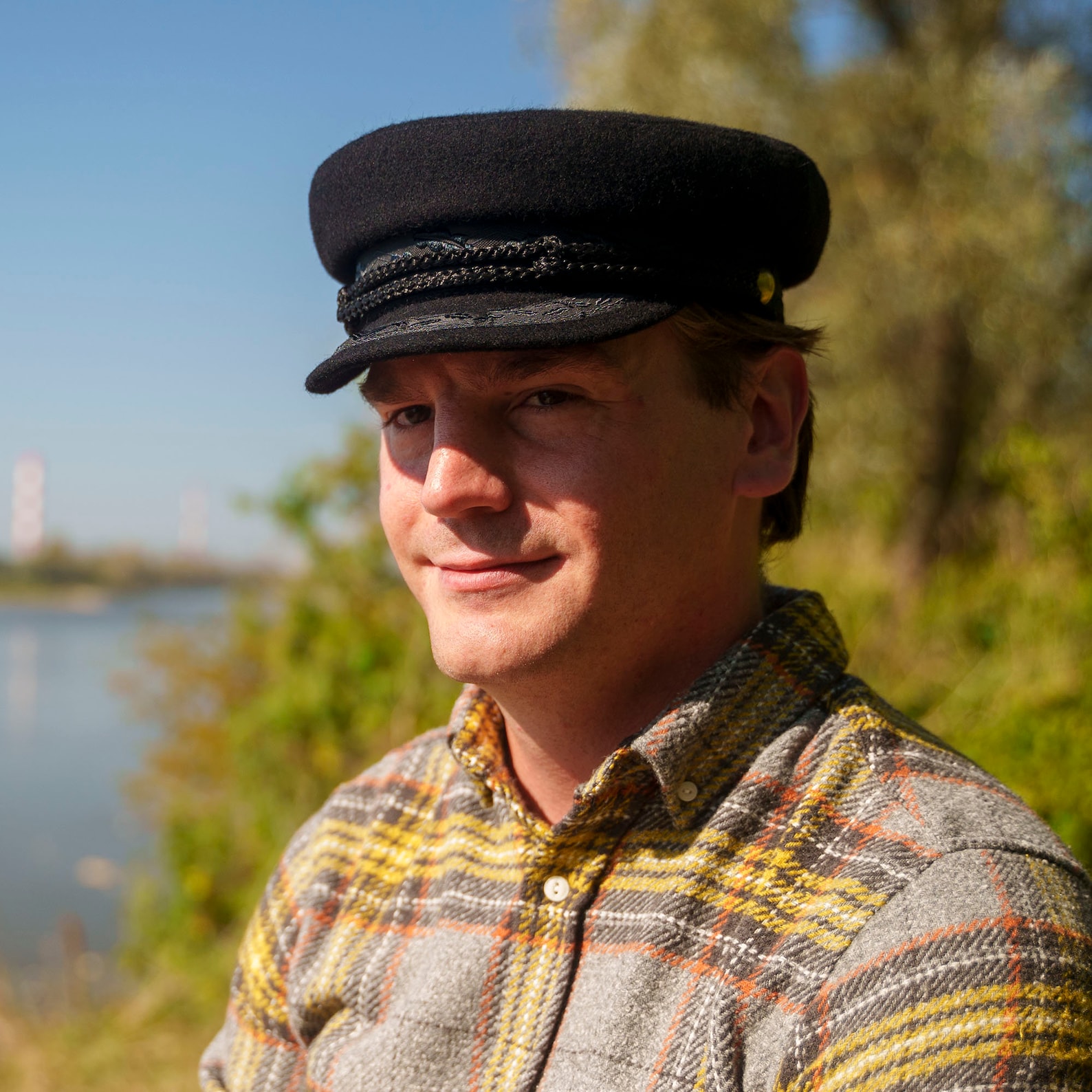 SKIPPER Wool Traditional Marine Breton Cap Merchant Fleet Sailor ...