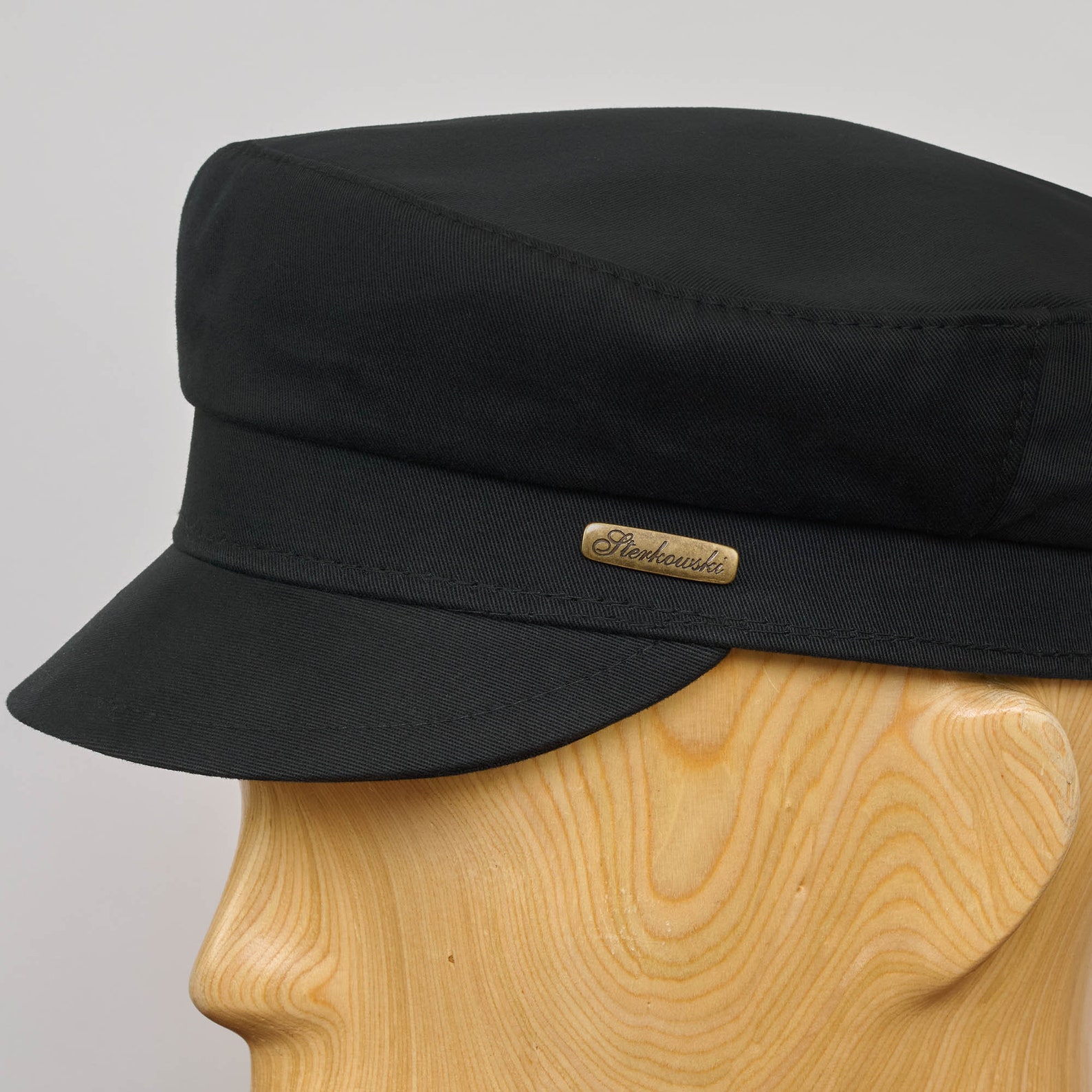 FIDDLER Cotton Greek Fisherman Peaked Cap Sailor Boatman Mariner Barge ...