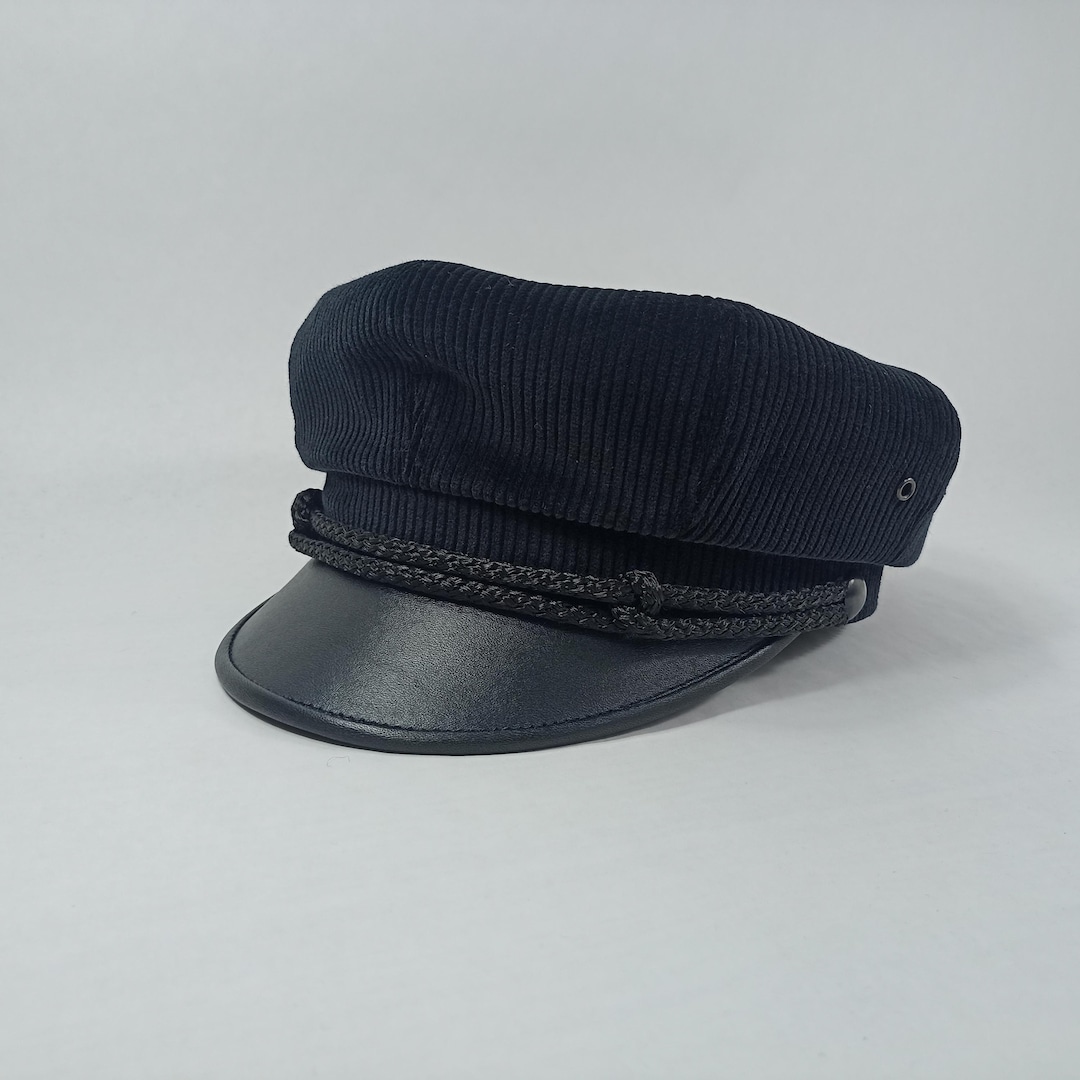 SALE!-HARLEY 59cm Corduroy Cotton Peaked Retro Motorcycle Cap ...