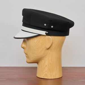 ELVIS Cotton Rockabilly Biker Cap Retro Motorcycle Natural Leather ...