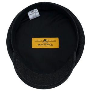 TRAWLER Denim Breton Fisherman Cap Sailor Captains Nautical Skipper ...