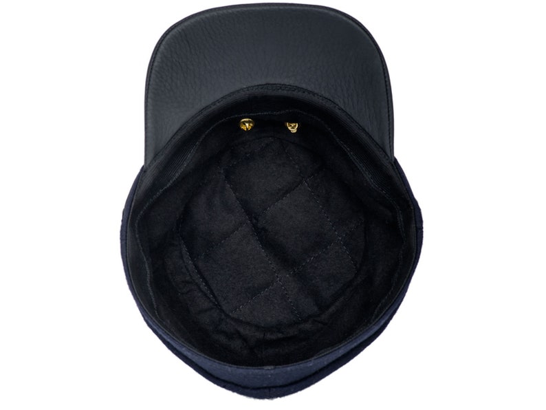 BLUE AND GRAY Wool Kepi Cap American Civil War Replica Leather | Etsy