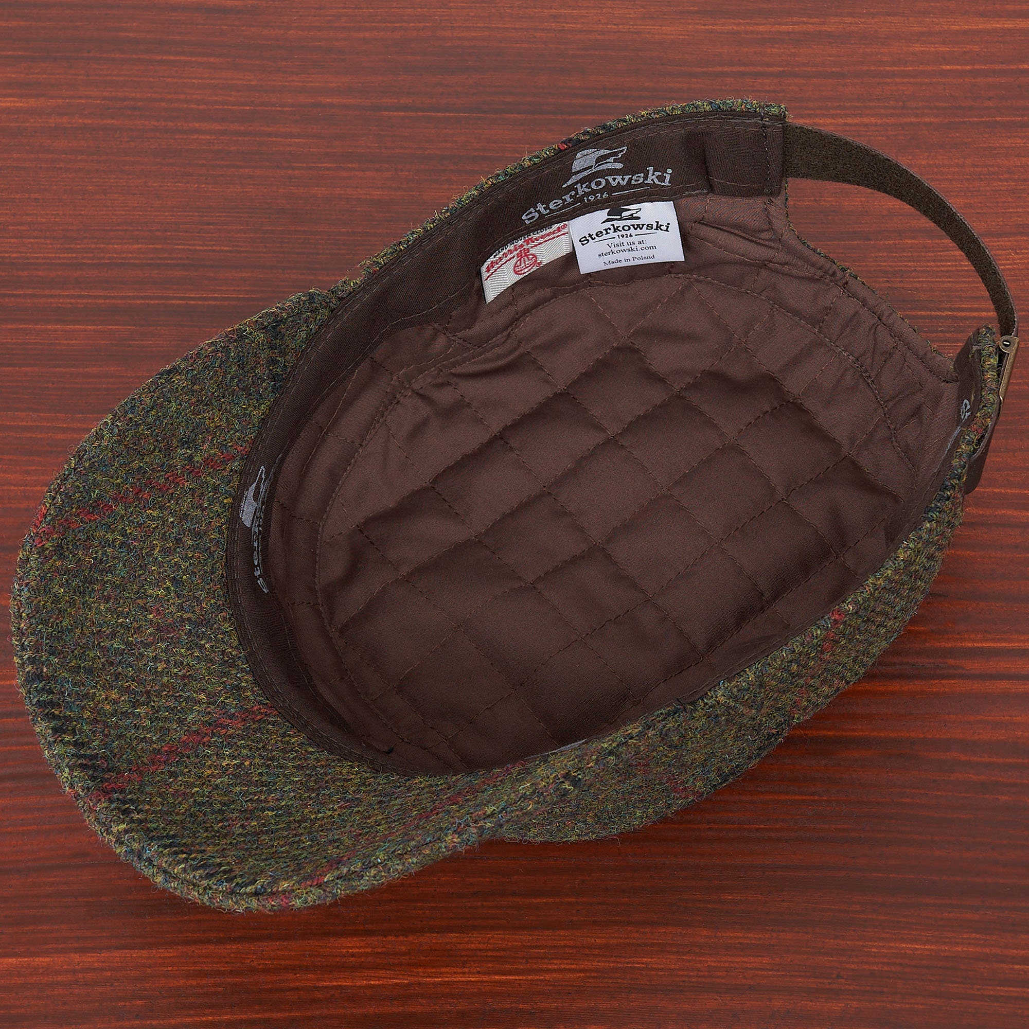 PATROL Harris Tweed Wool Patrol Cap Jockey Hat Military Hunting ...