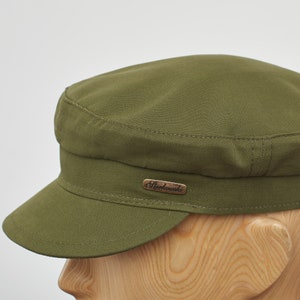 TRAWLER Cotton Breton Fisherman Cap Sailor Captains Nautical Skipper ...