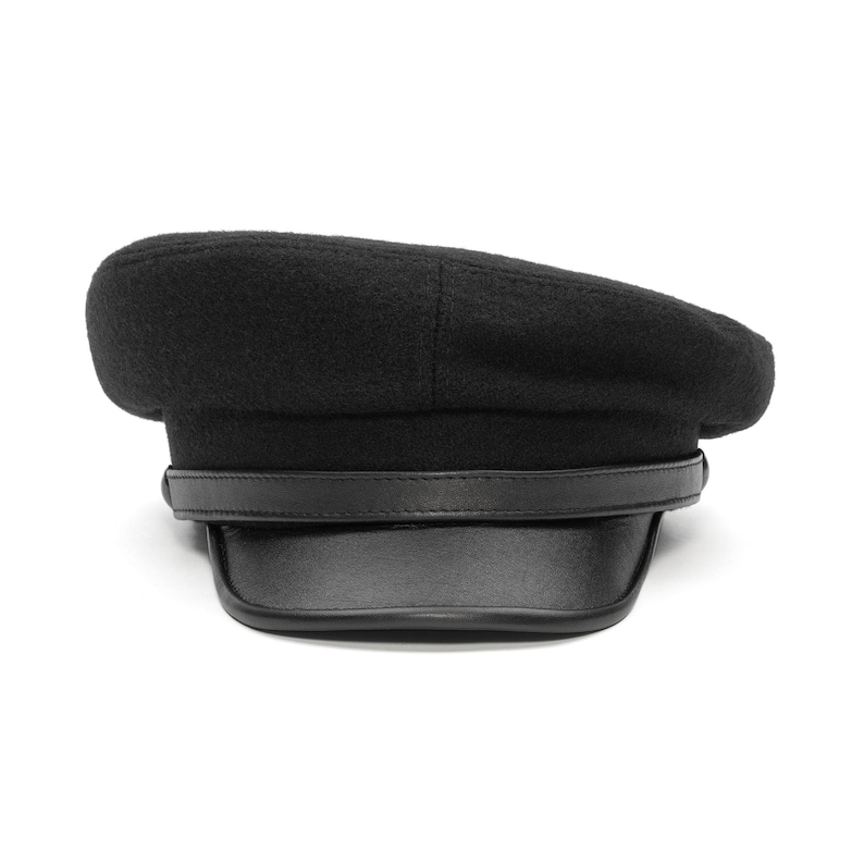 DANUBE MOD 4 Wool Crown Leather Visor Traditional Polish Peaked Mens ...