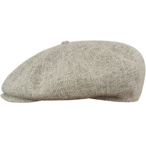 PEAKY Genuine Authentic Scottish Harris Tweed 8 Panel Newsboy Cap ...