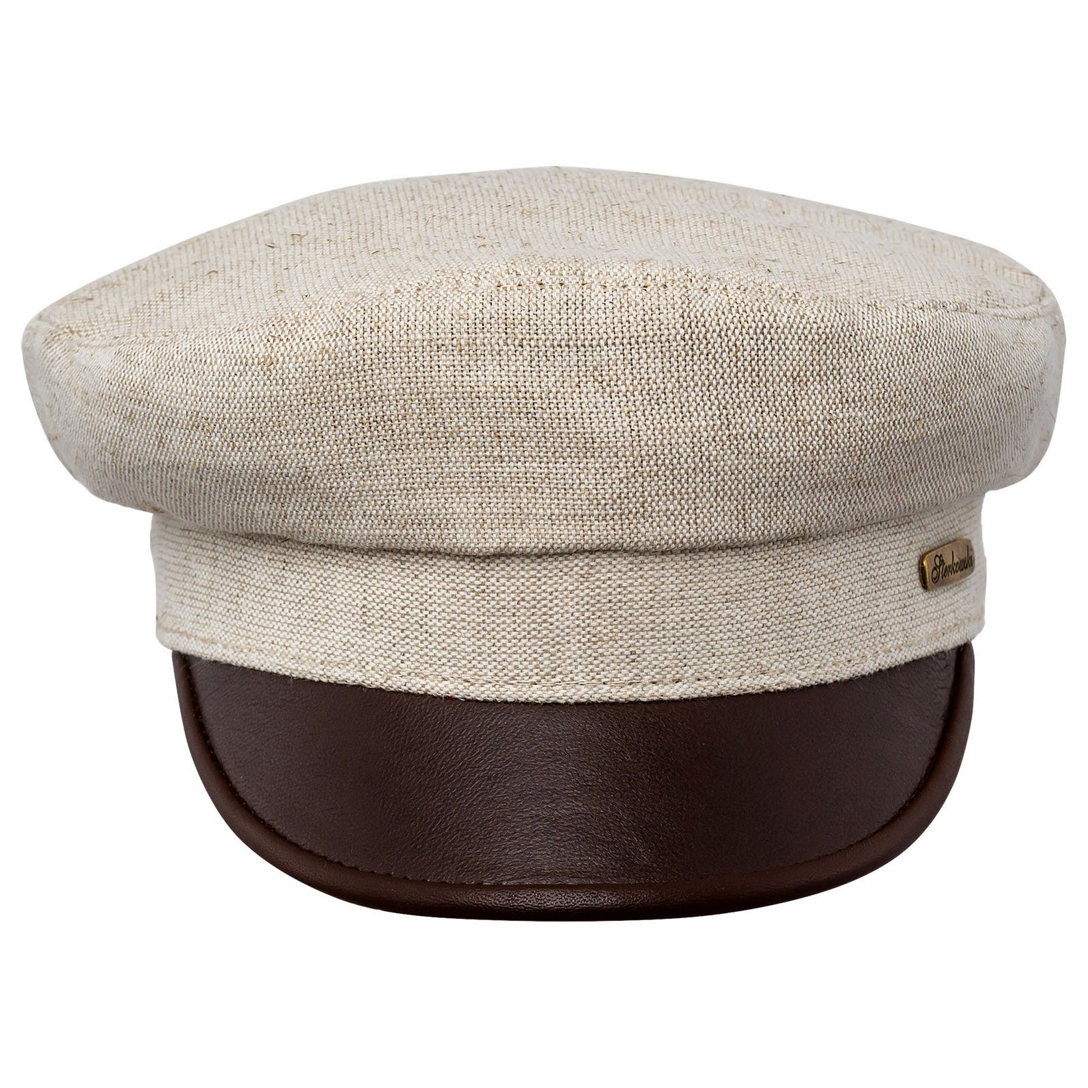 FIDDLER Linen Skin Peaked Greek Fisherman Cap Airy Light Sailor Boatman ...