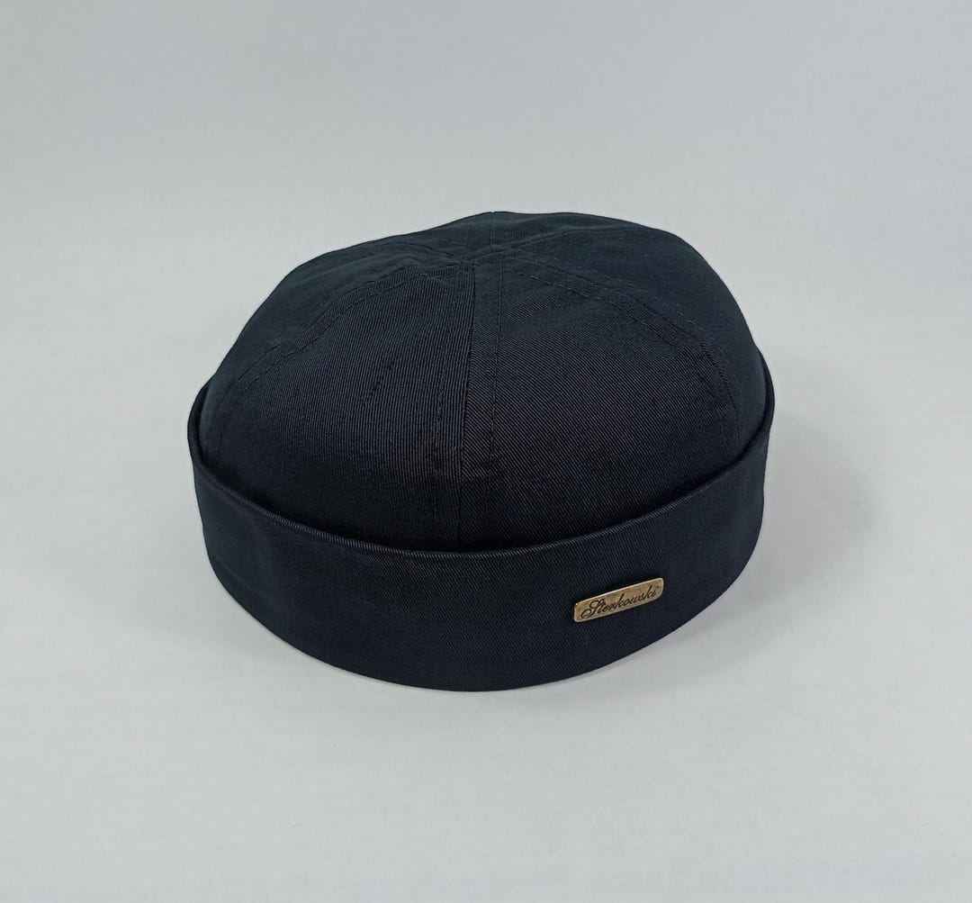 SALEDOCKER 57cm Cotton Dock Worker Beanie Cap Softened Emerized Fabric ...