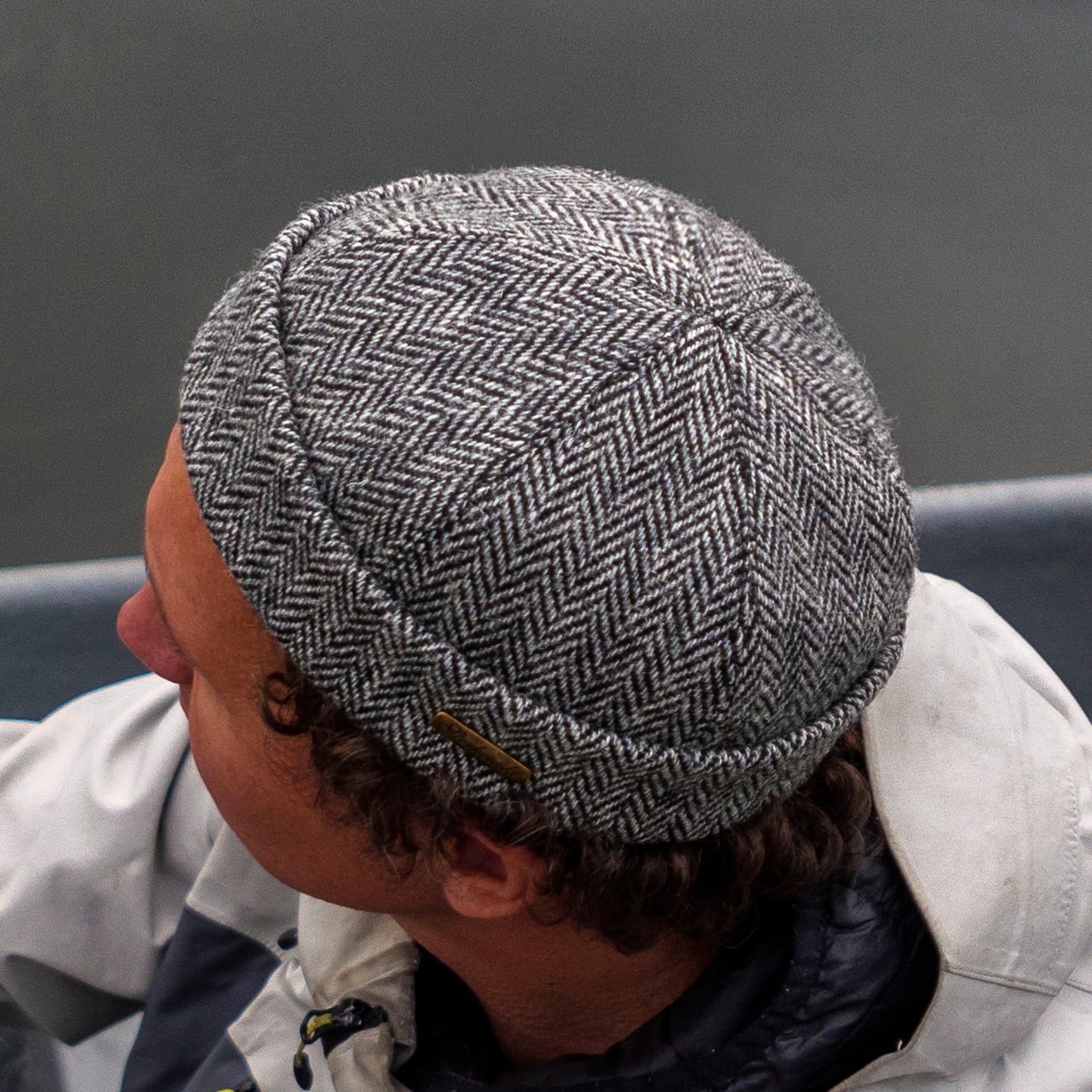 DOCKER Harris Tweed Beanie Cap Pure Genuine Scottish Wool Leon | Etsy