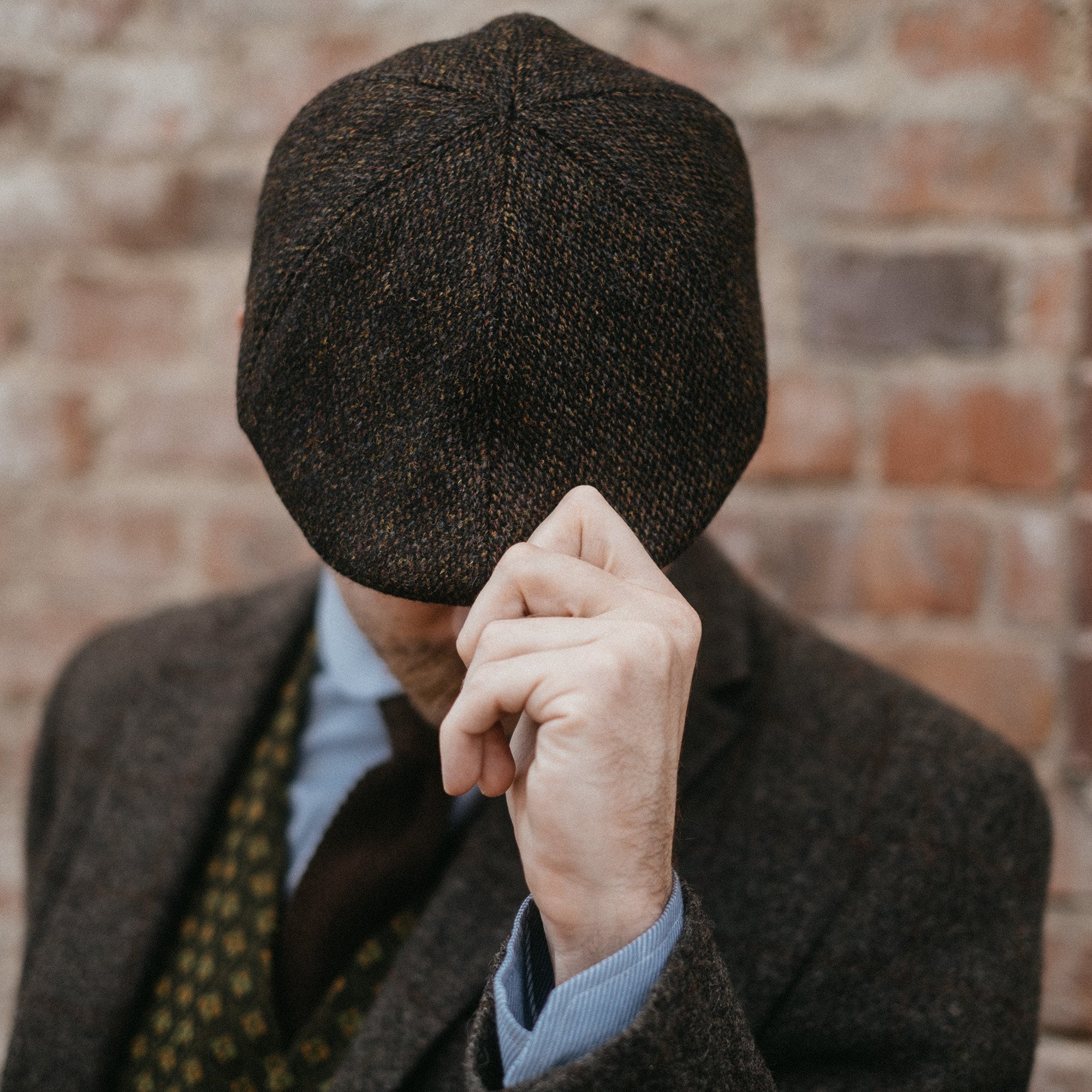 RUSTY Harris Tweed Duckbill Mens Flat Cap Ivy League Wool | Etsy