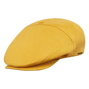 SWEDE Linen 5 Panels Applejack Flat Cap Newsboy Driving Bicycle Irish ...