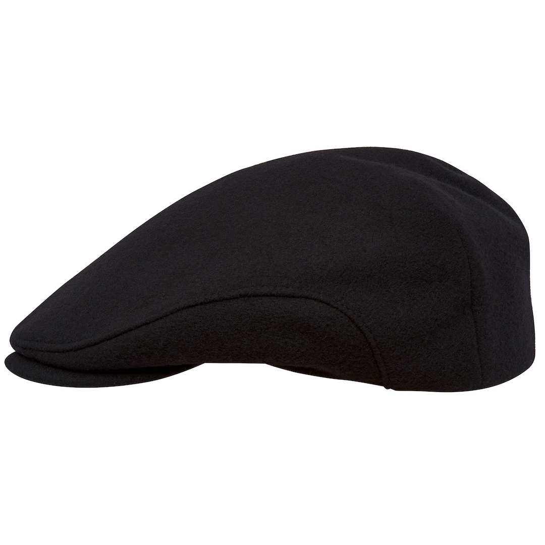DERBY Cashmere and Wool Flat Cap Style Bunnet English Dai Jeff Sixpence ...