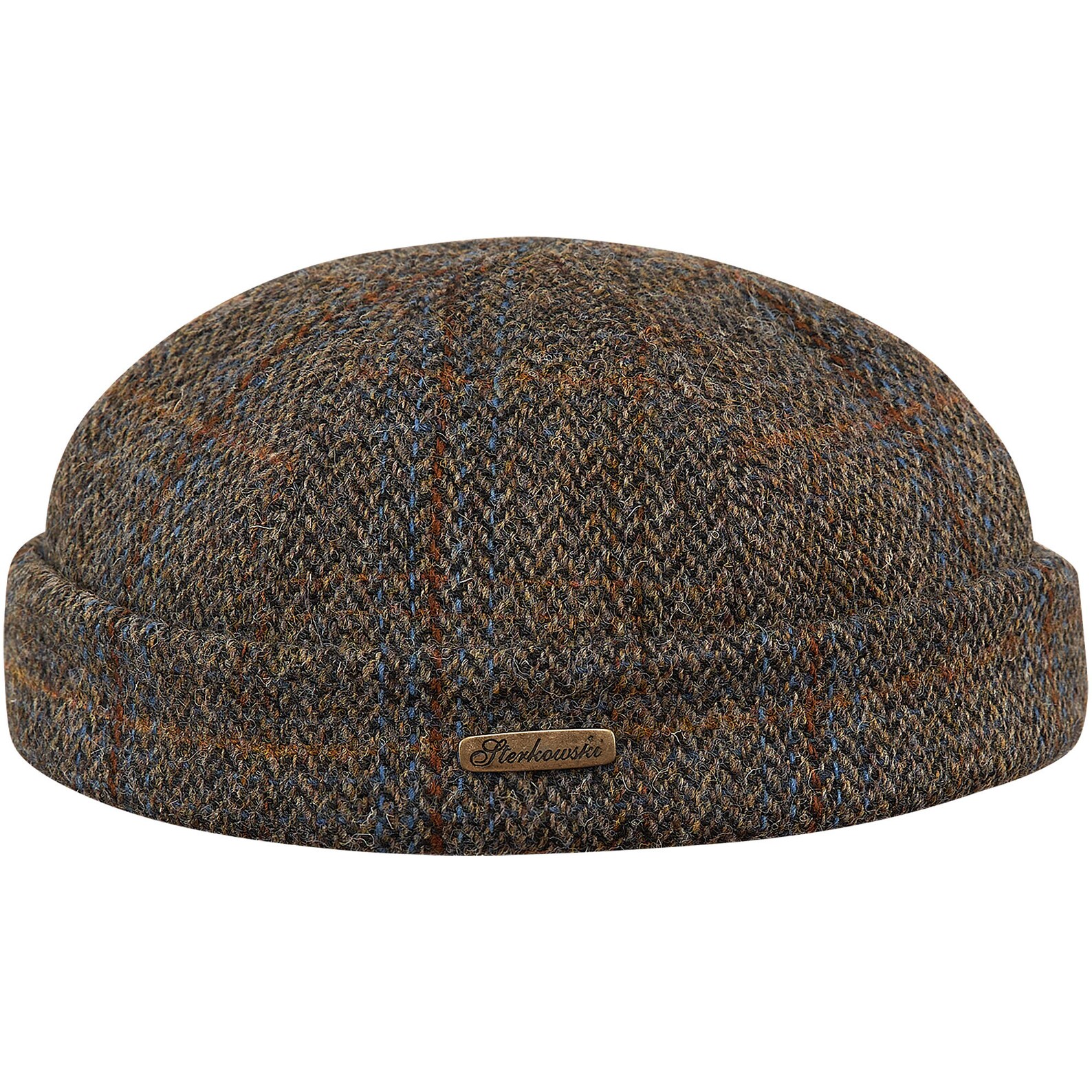 DOCKER Harris Tweed Beanie Cap Pure Genuine Scottish Wool Leon - Etsy
