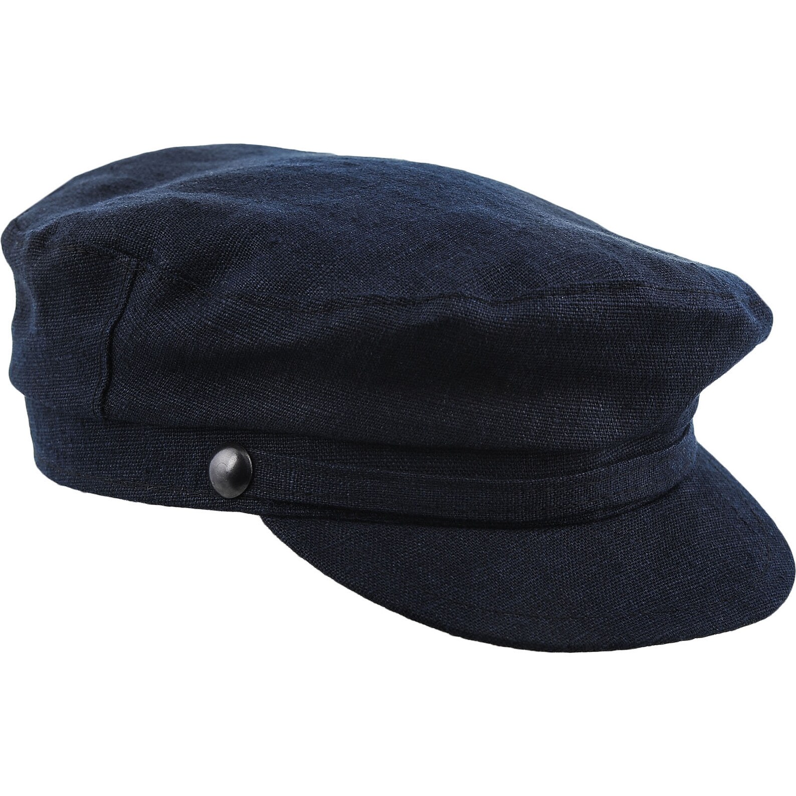 PIREUS Linen Greek Fisherman Breton Summer Cap Sailor Captains | Etsy