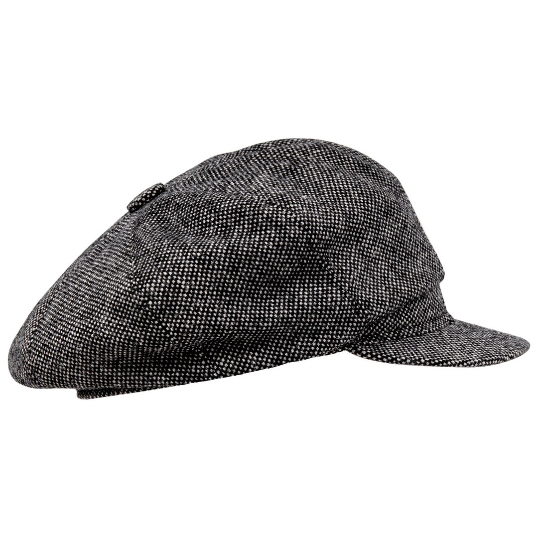 SALE - VIGO Tweed Wool Newsboy Warm Peaked 8 Panels Cap Applejack ...