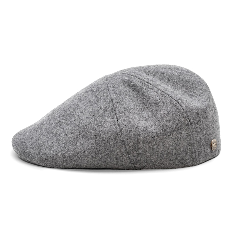 IVY FIVE Wool Flat Cap 5-panel Mens Womens Autumn Winter Warm Quilted ...