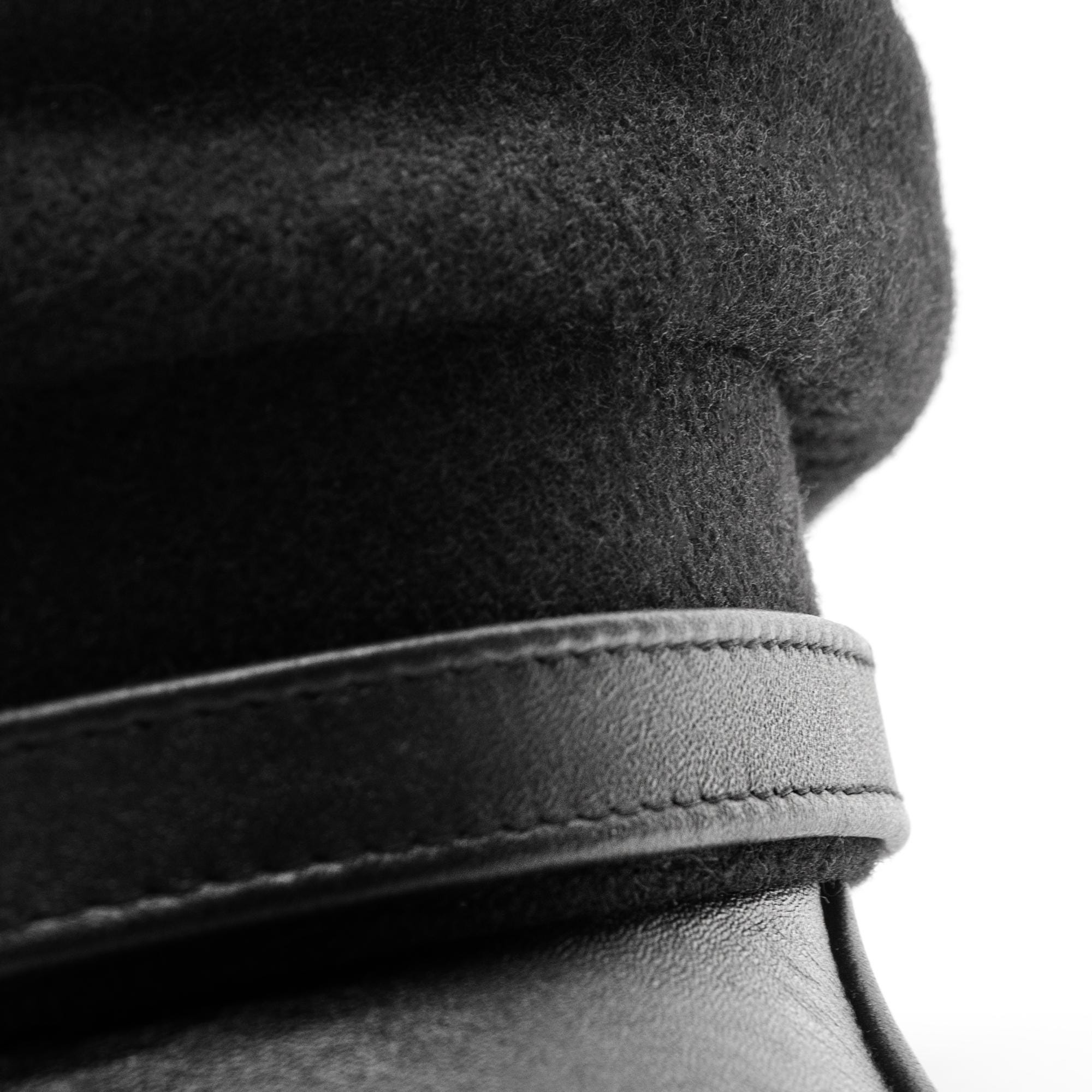 DANUBE MOD 4 Wool Crown Leather Visor Traditional Polish Peaked Mens ...