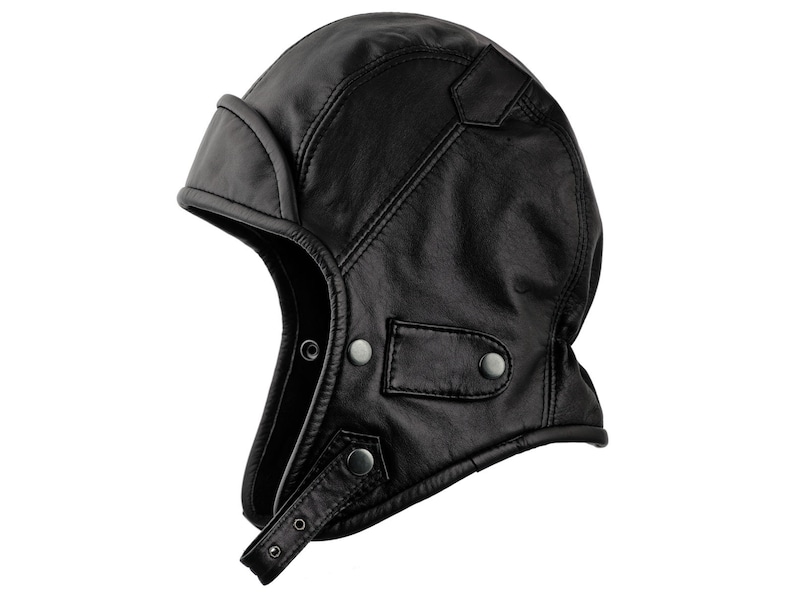BIRDMAN Genuine Leather Aviator Cap Trapper Pilot Motorcycle - Etsy