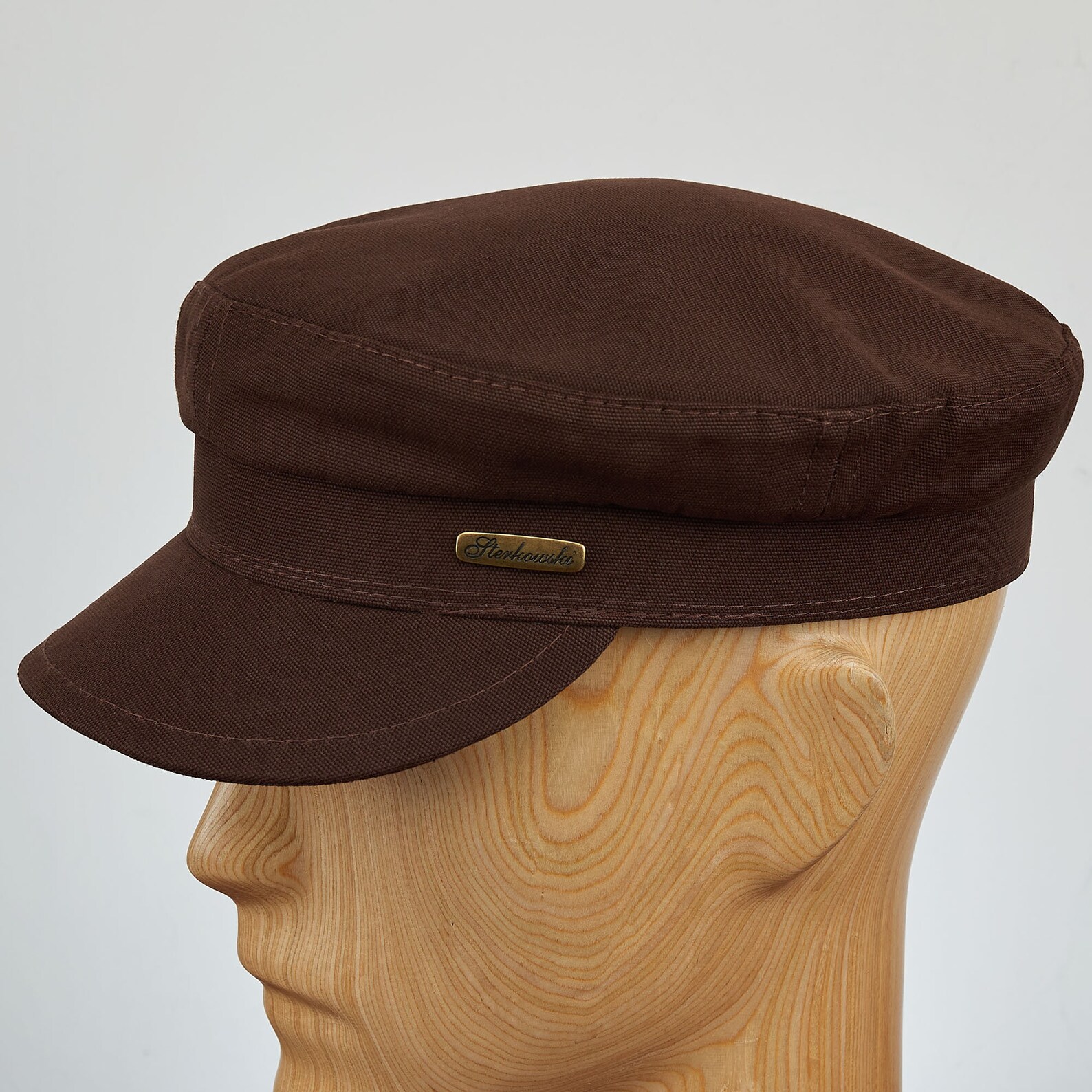 TRAWLER Cotton Breton Fisherman Cap Sailor Captains Nautical Skipper ...