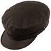TRAWLER Genuine Leather Breton Greek Fisherman Cap Sailor Captains ...