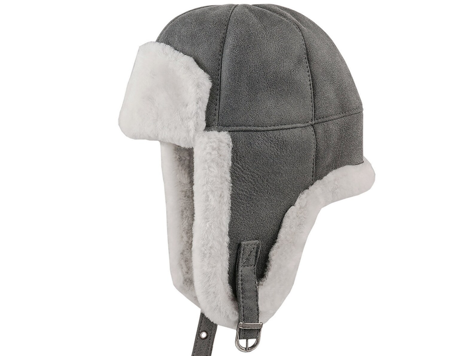 FARGO Shearling Trapper Cap Genuine Leather Aviator Chapka - Etsy