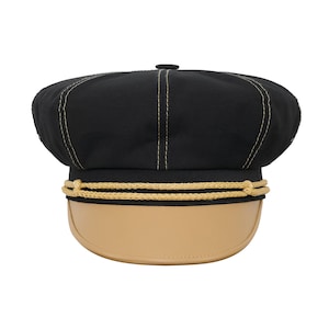 HARLEY Cotton Leather Visor Motorcycle Cap Rockabilly Punk Style Biker ...