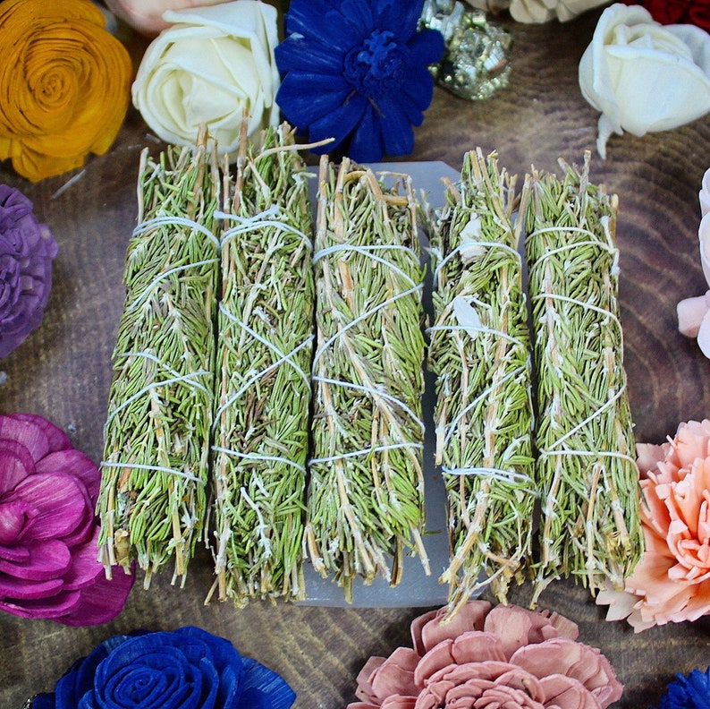 Rosemary Bundle Rosemary Smudge Stick Rosemary Cleansing Etsy