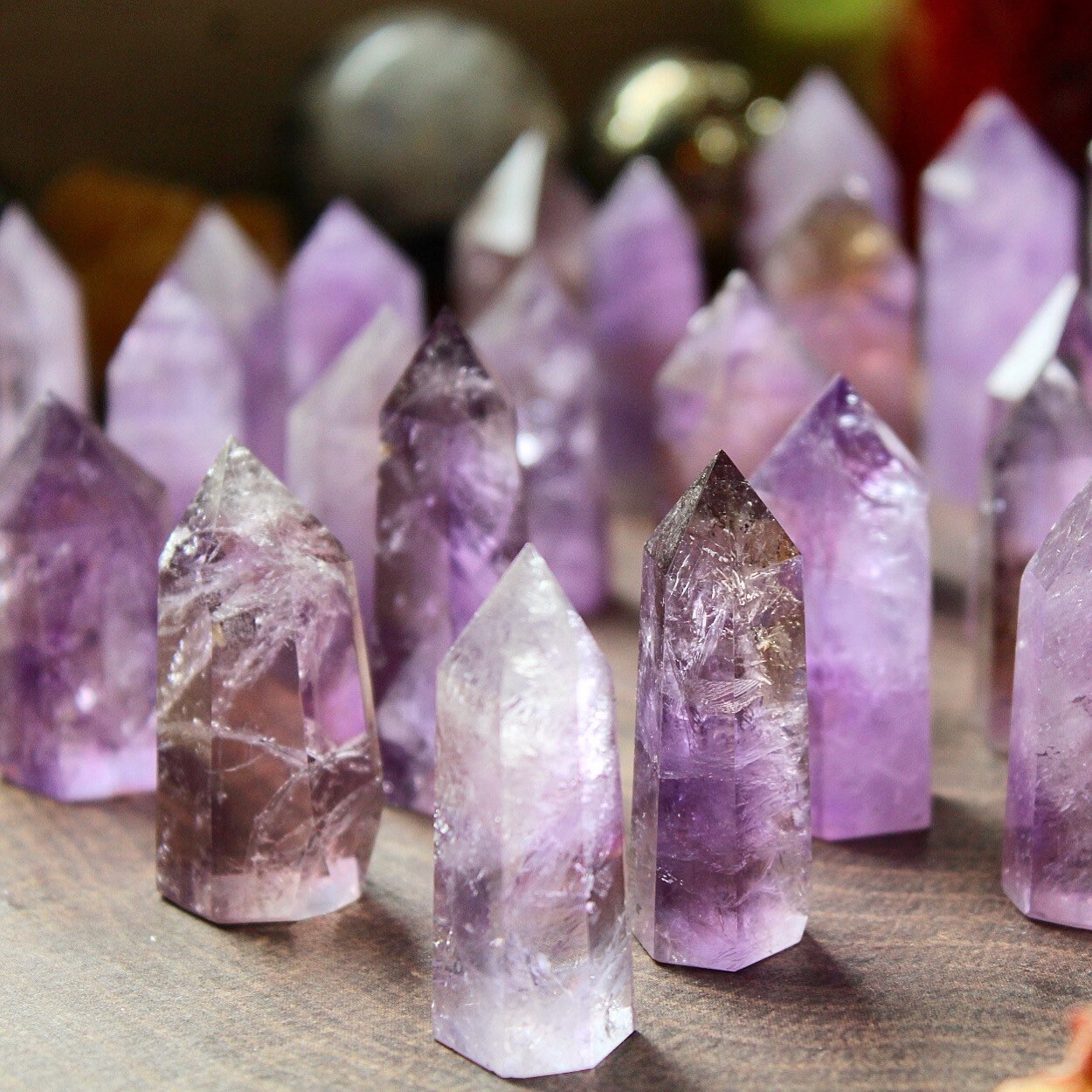 Polished Amethyst Tower // Lavender Amethyst Terminated Point | Etsy