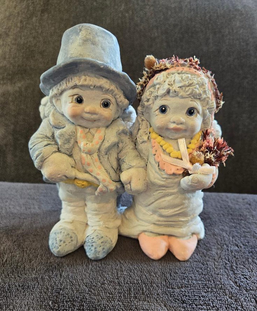 Vintage Wedding Rehearsal Dreamsicle Couple Figurine, Wedding Gift ...