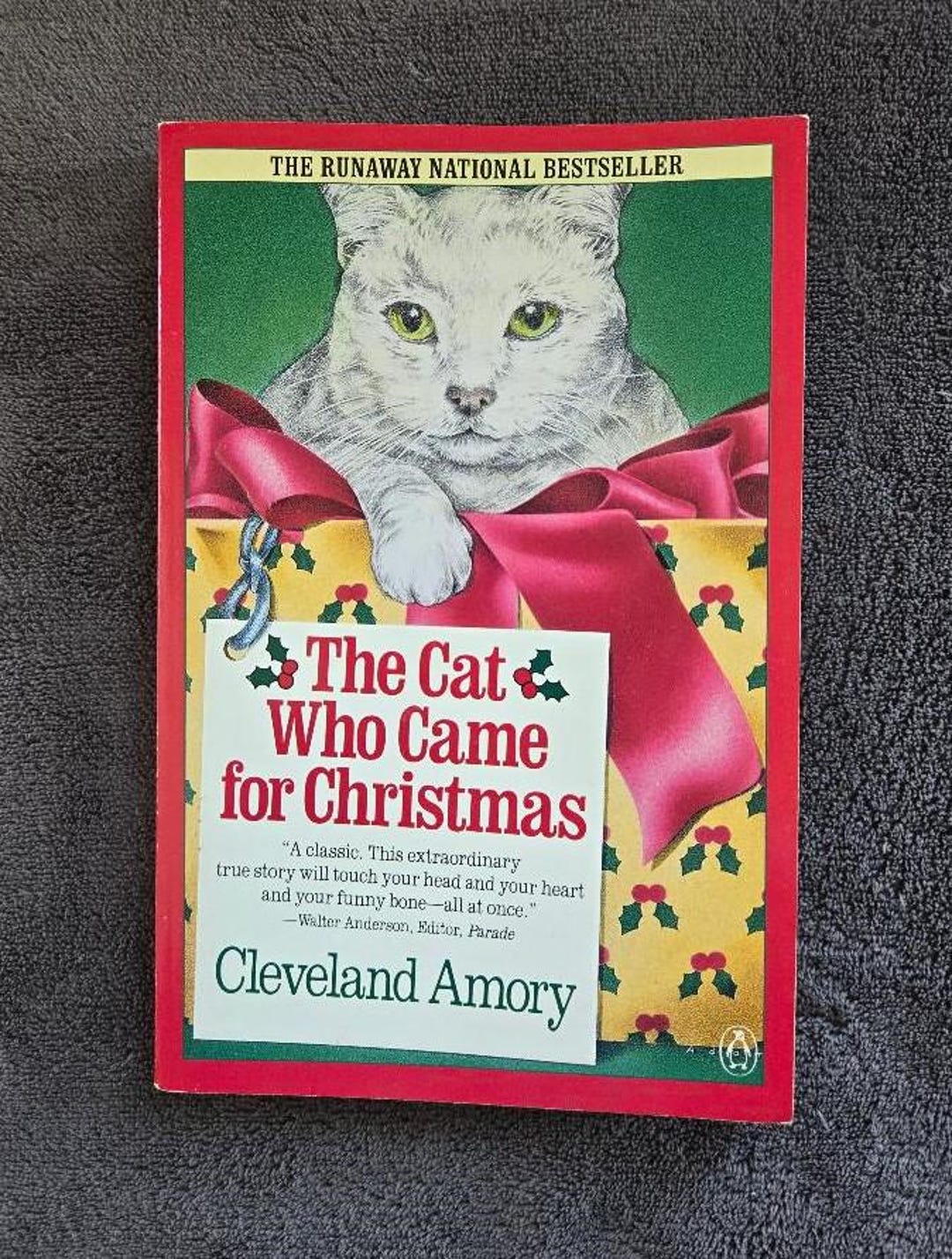 Vintage 1987 the Cat Who Came for Christmas 1st Edition Paperback ...