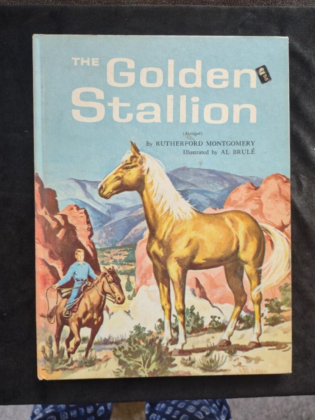 Vintage the Golden Stallion by Rutherford Montgomery, Illustrated by Al ...