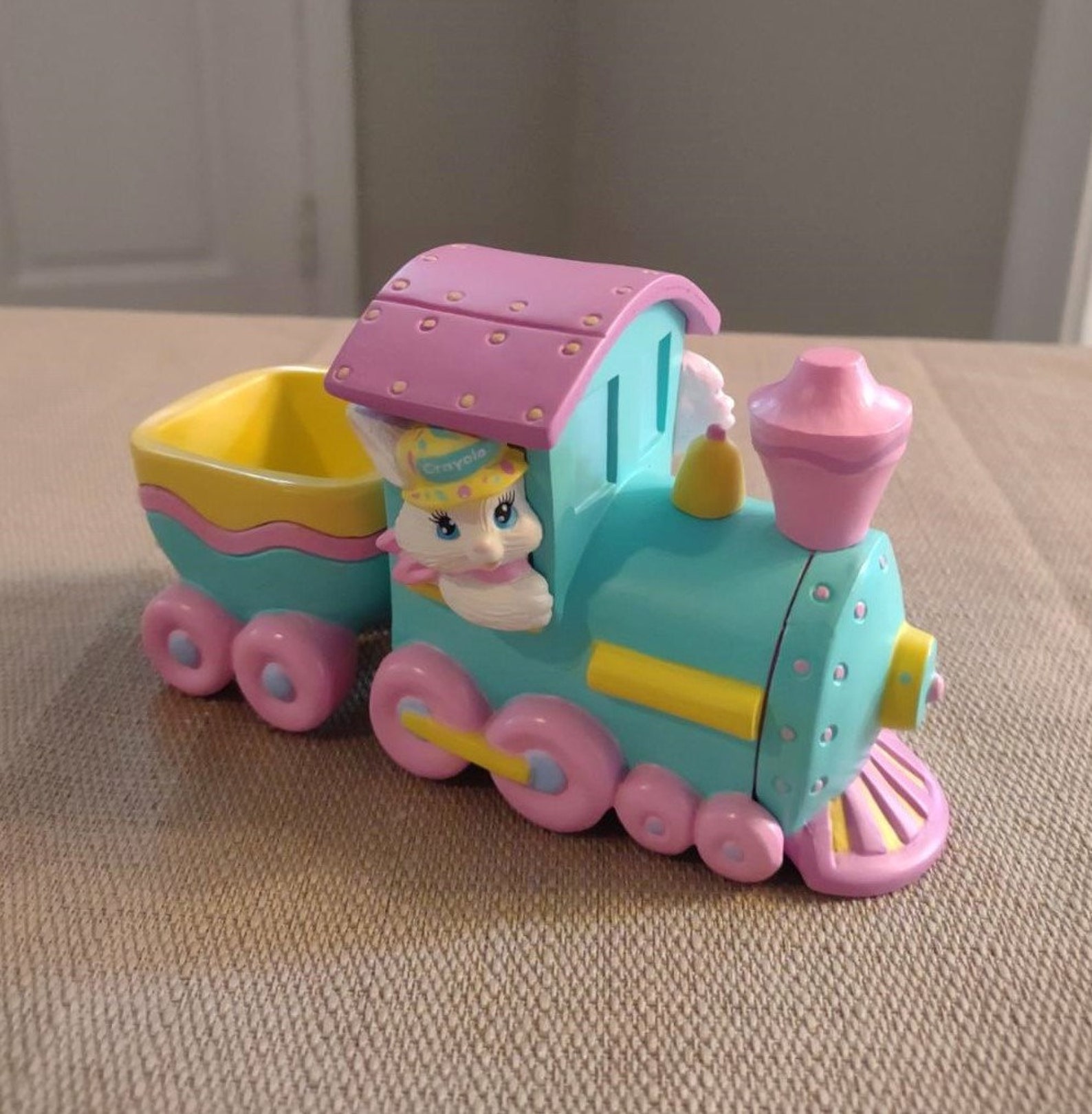 Vintage Hallmark Crayola Bunny Easter Eggspress Train 1993 Hallmark ...