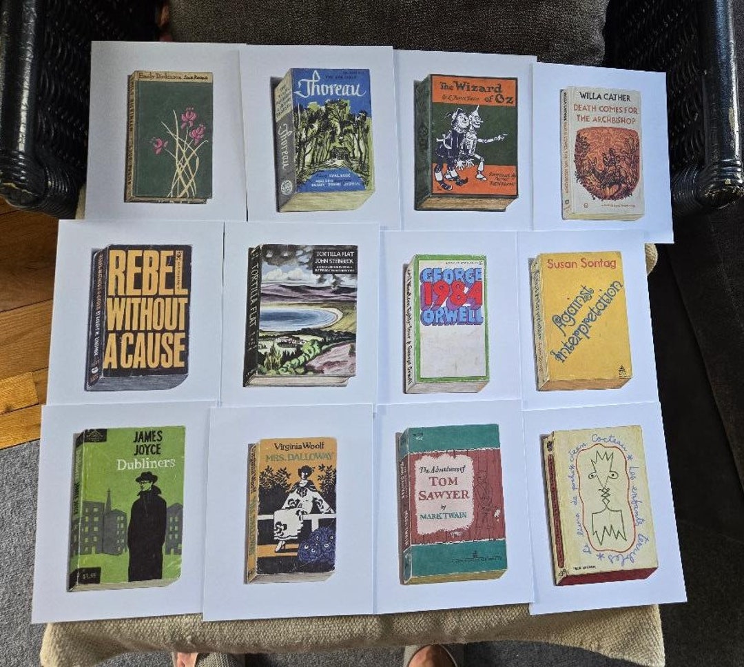 Classic Paperbacks Blank Notecards and Envelopes for Collages and Art ...