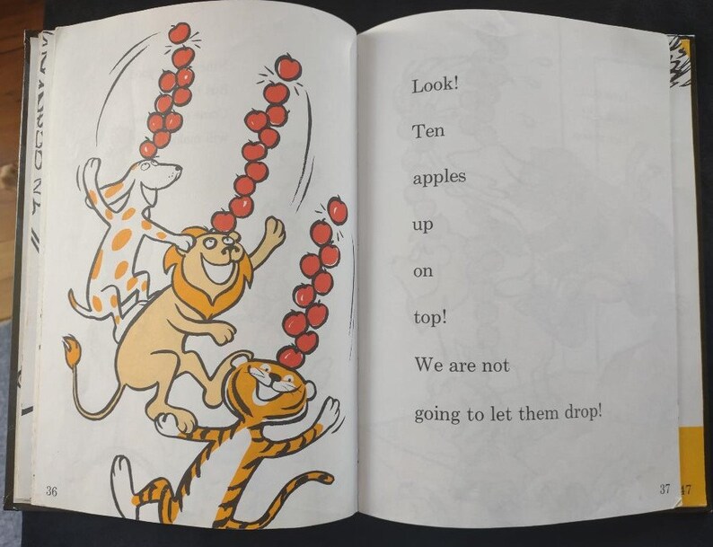 Ten Apples up on Top by Theo. Lesieg Aka Dr. Seuss, Vintage Dr. Seuss ...