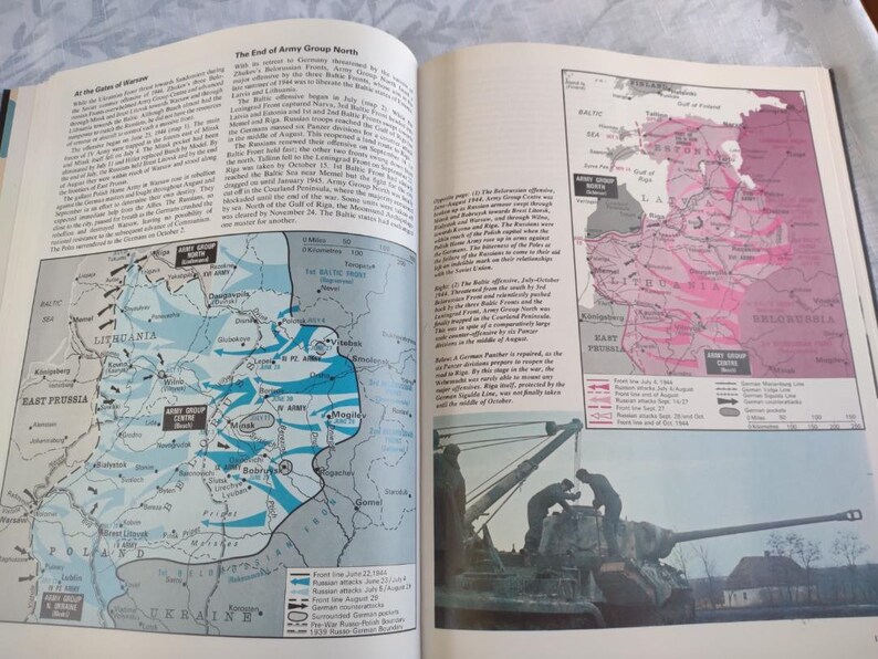 War Maps 1987 First Edition World War II From September - Etsy