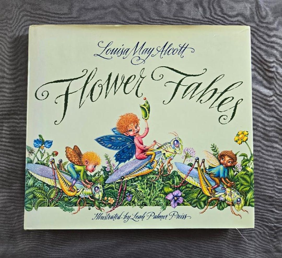 Vintage 1998 "flower Fables" by Louisa May Alcott, First Edition Flower ...