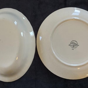 Blue Ridge Southern Potteries Oval Relish Bowl & Plate, Vintage 1920's ...