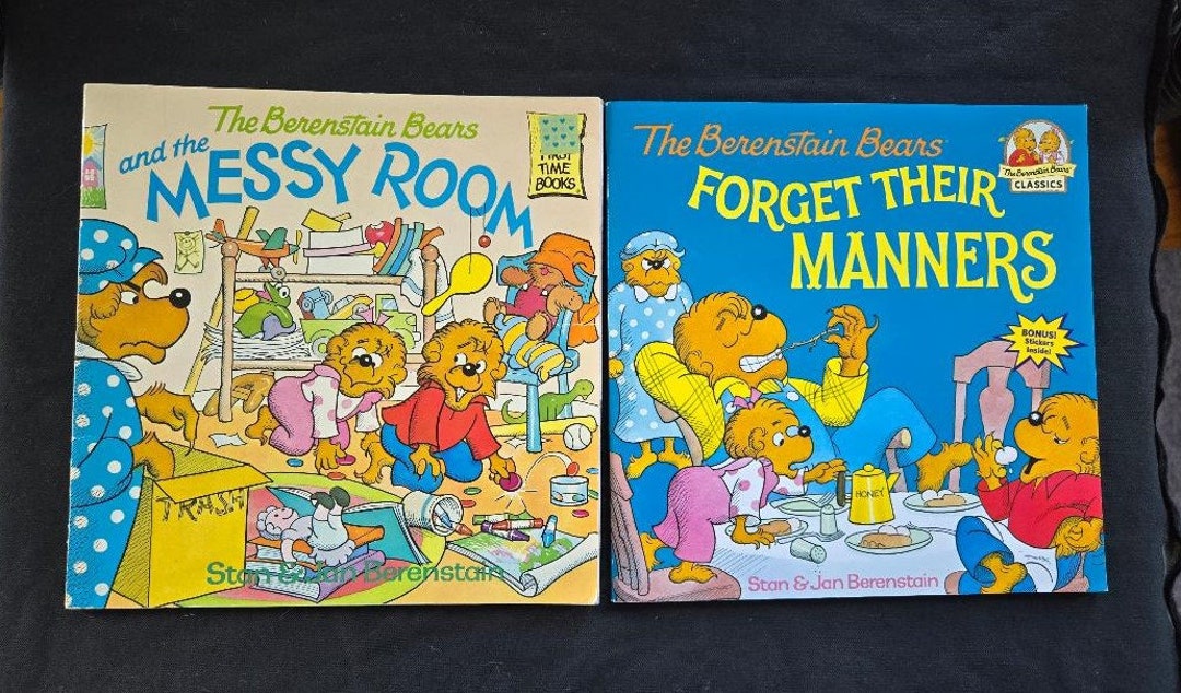 Vintage Berenstain Bears Forget Their Manners & the Messy Room Books ...