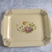 Rare Pottery Floral Square Platter Vintage 1940's Serving Platter ...
