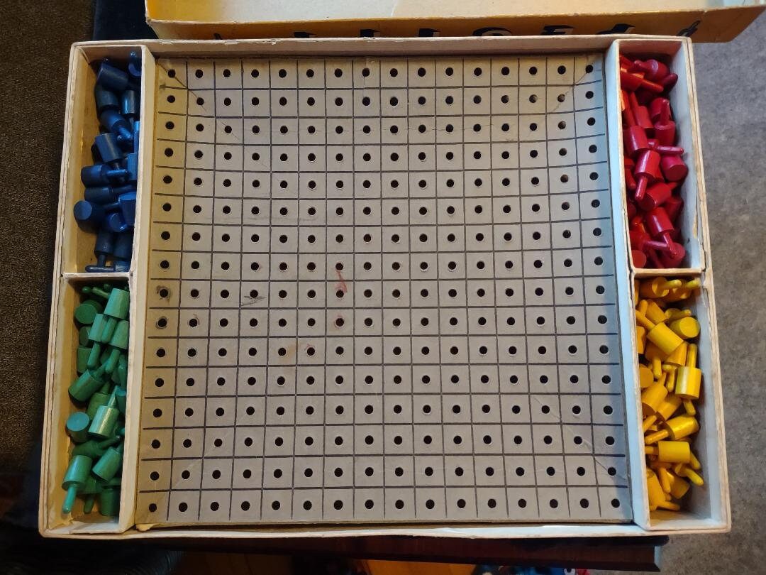 Vintage 1939 Pegity Game, Vintage Parker Brothers Pegity Game, Antique ...