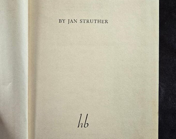 Mrs. Miniver by Jan Struther, 1940 First Edition, WWII Books, Classic ...